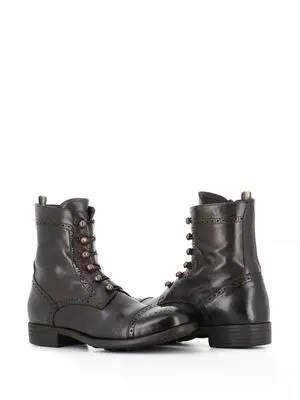Officine Creative Lace-up Leather Boots