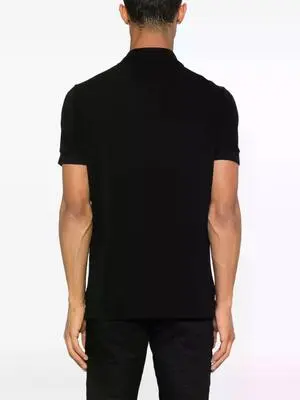TOM FORD Piqué Polo Shirt - Black