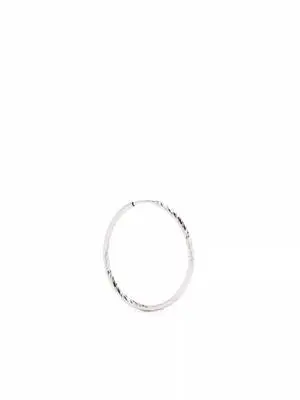 MARIA BLACK 14kt White Gold Liv 25 Hoop Earring - Silver