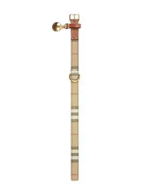 Burberry Small Check Dog Collar