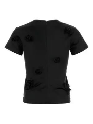 Sportmax Mendoza Floral-appliqué Top