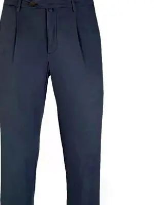 BRIGLIA 1949 Pleat-detailing Trousers - Blue