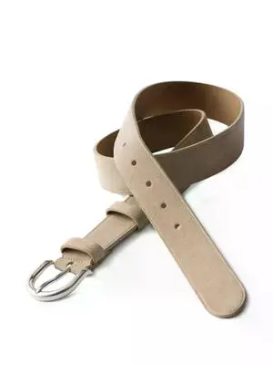Prada Suede Belt - Neutrals