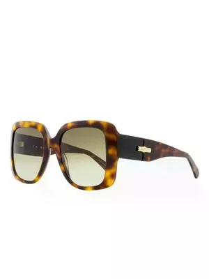 Longchamp Tortoiseshell Oversized Sunglasses