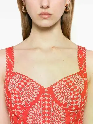 Charo Ruiz Ibiza Goldie Crop Top