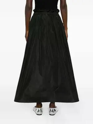 Herno Taffeta Maxi Skirt - Black