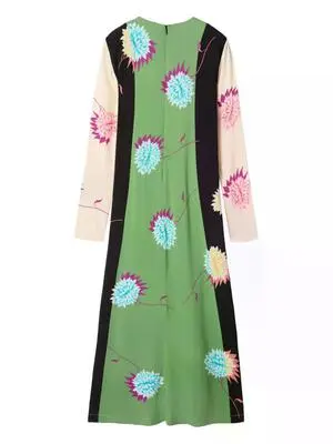 La DoubleJ Long-sleeve Swing Dress - Green