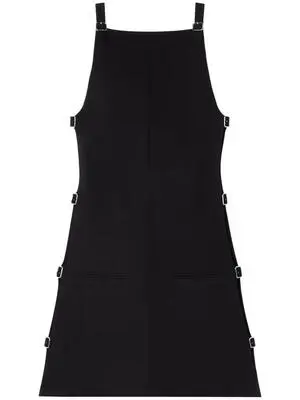 COURREGES Multi-strap Mini Dress - Black