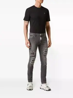 Philipp Plein Rock Star Mid-rise Slim-fit Jeans