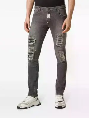 Philipp Plein Rock Star Mid-rise Slim-fit Jeans