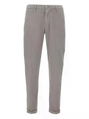 RE-HASH Chinos With Button And Zip Fastening - Grey