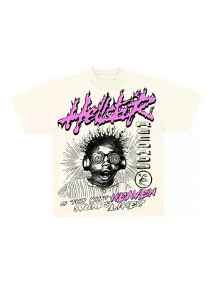 HELLSTAR Sounds Like Heaven T-shirt - Neutrals