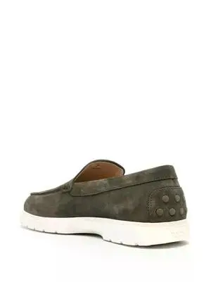 TOD'S Suede Slip-on Loafers
