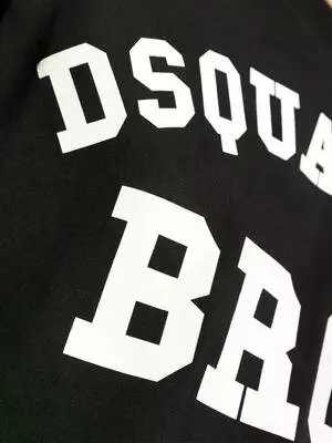 Dsquared2 Logo Print Crewneck Sweatshirt - Black