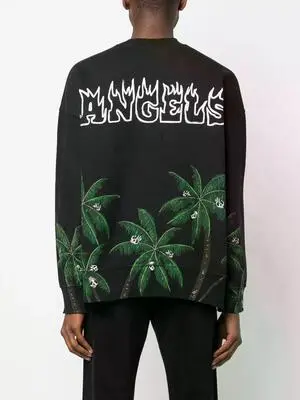 Palm Angels Palm & Skull Logo-print Sweatshirt