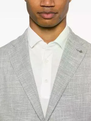 Tagliatore Interwoven Blazer - Grey