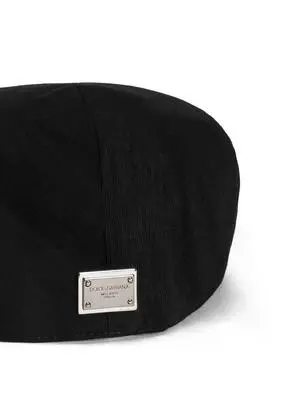 Dolce & Gabbana Cotton Twill Flat Cap