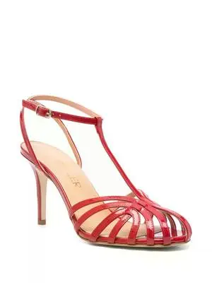 THE SELLER 80mm Leather Stiletto Sandals