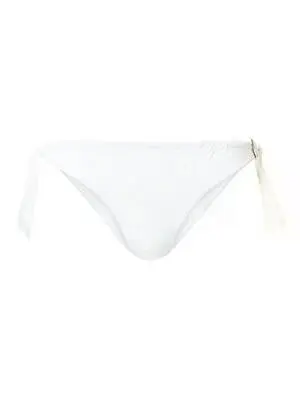 TWINSET Textured Tie-side Bikini Bottom - White