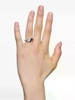 MARIA BLACK Dolphin Ring - Silver