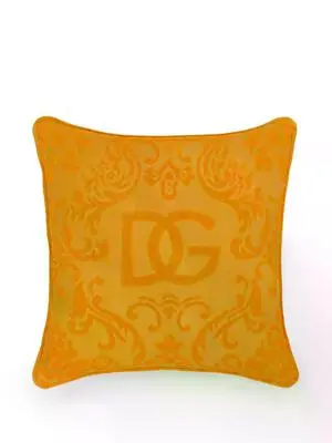 Dolce & Gabbana Cotton Terry Outdoor Cushion - Orange
