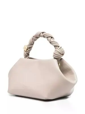GANNI Twisted Handle Shoulder Bag - Grey