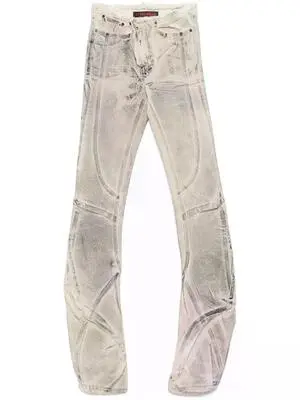 Ottolinger Draped Raw-cut Jeans
