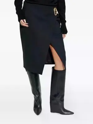 Casablanca Logo-plaque Wrap Skirt
