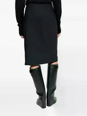 Casablanca Logo-plaque Wrap Skirt