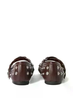 Stella McCartney Ryder Popper Ballet Flats - Brown