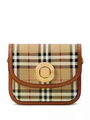Burberry Check-pattern Crossbody Bag - Neutrals