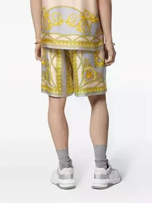 Versace La Coupe Des Dieux Silk Shorts - Neutrals