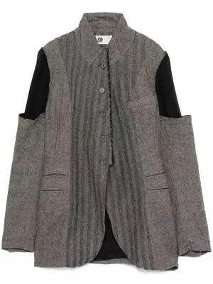 MARC LE BIHAN Patchwork Wool Blazer
