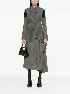 MARC LE BIHAN Patchwork Wool Blazer