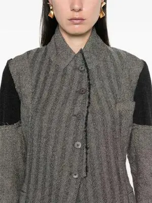 MARC LE BIHAN Patchwork Wool Blazer