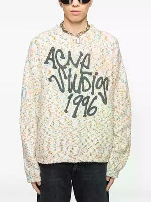 Acne Studios Printed Crew Neck Sweater
