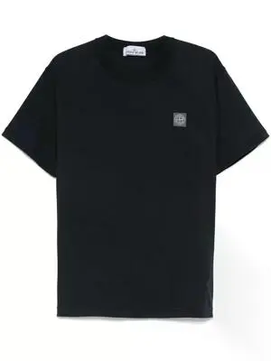 Stone Island Compass-motif T-shirt - Blue
