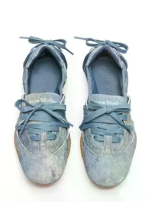 Acne Studios Lace-up Leather Shoes - Blue