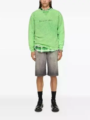 Acne Studios Studded-logo Sweatshirt