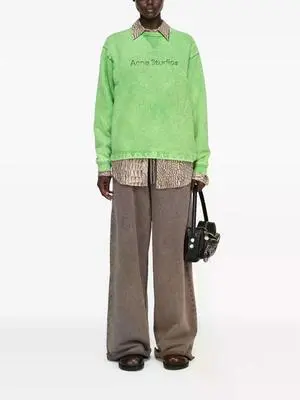 Acne Studios Studded-logo Sweatshirt