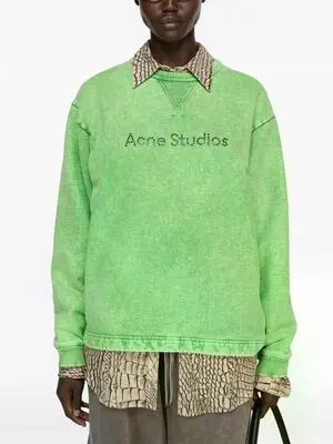Acne Studios Studded-logo Sweatshirt