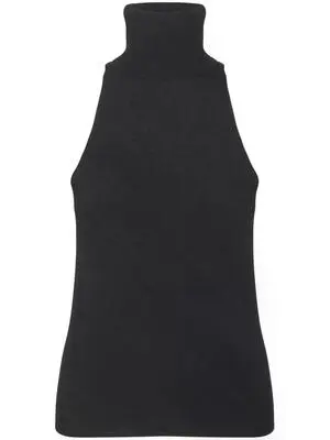 Cashmere In Love Frances Knitted Top - Black