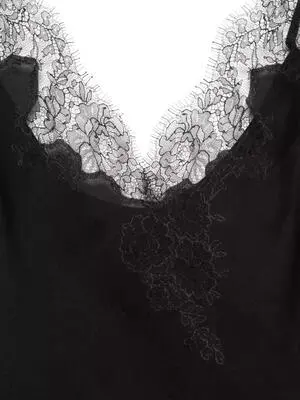 Carine Gilson Silk Camisole - Black