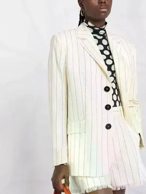 Marni Striped Virgin Wool Blazer
