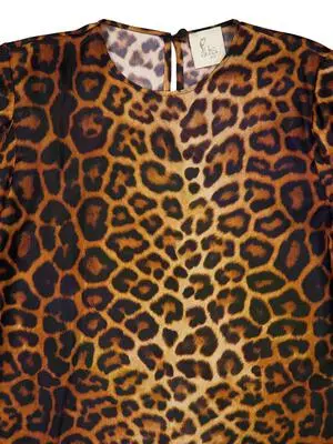 PAULA Printed Silk Blouse