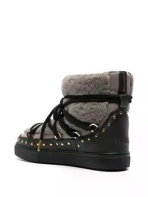 Inuikii Shearling Lace-up Boots