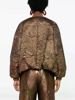 FORTE_FORTE Laminated-finish Bomber Jacket