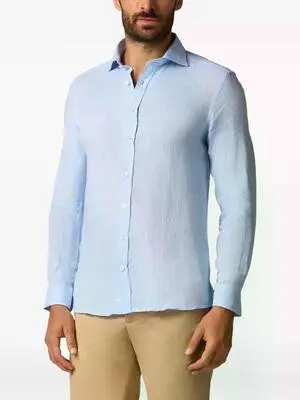 Brooks Brothers Linen Shirt - Blue
