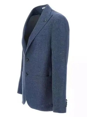 Tagliatore Single-breasted Blazer - Blue