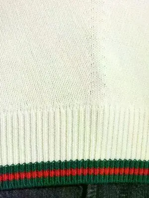 Gucci Web-stripe Trim Sweater